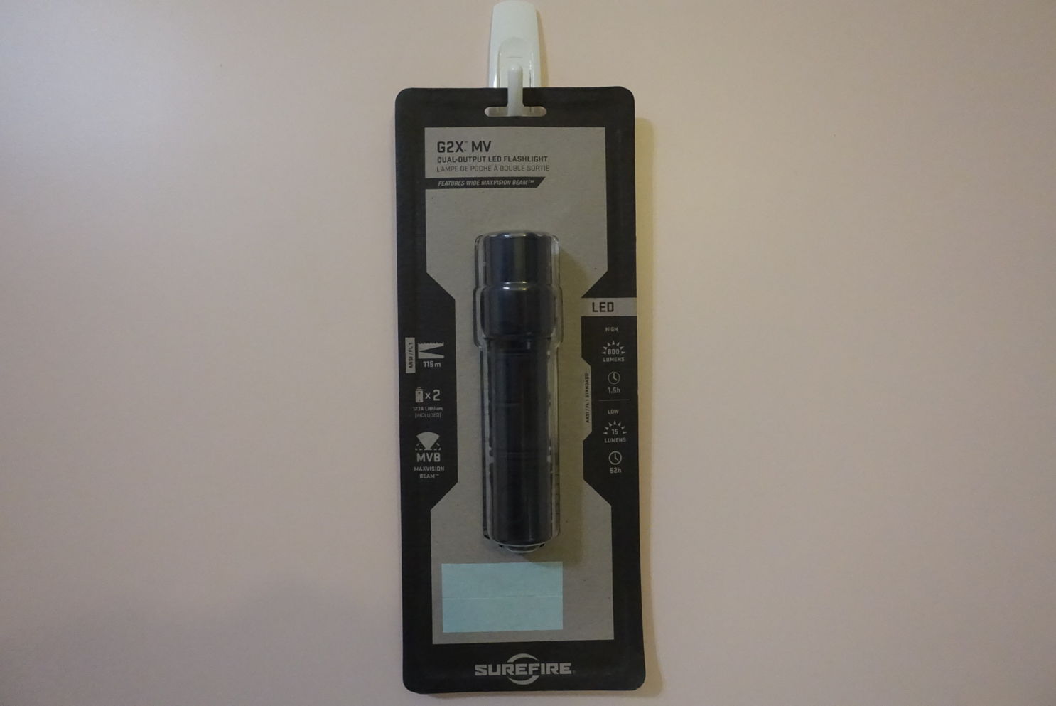 手電筒界的王者-Surefire G2X-MV 800/15流明 雙段強光手電筒 開箱 - allen901的創作 - 巴哈姆特