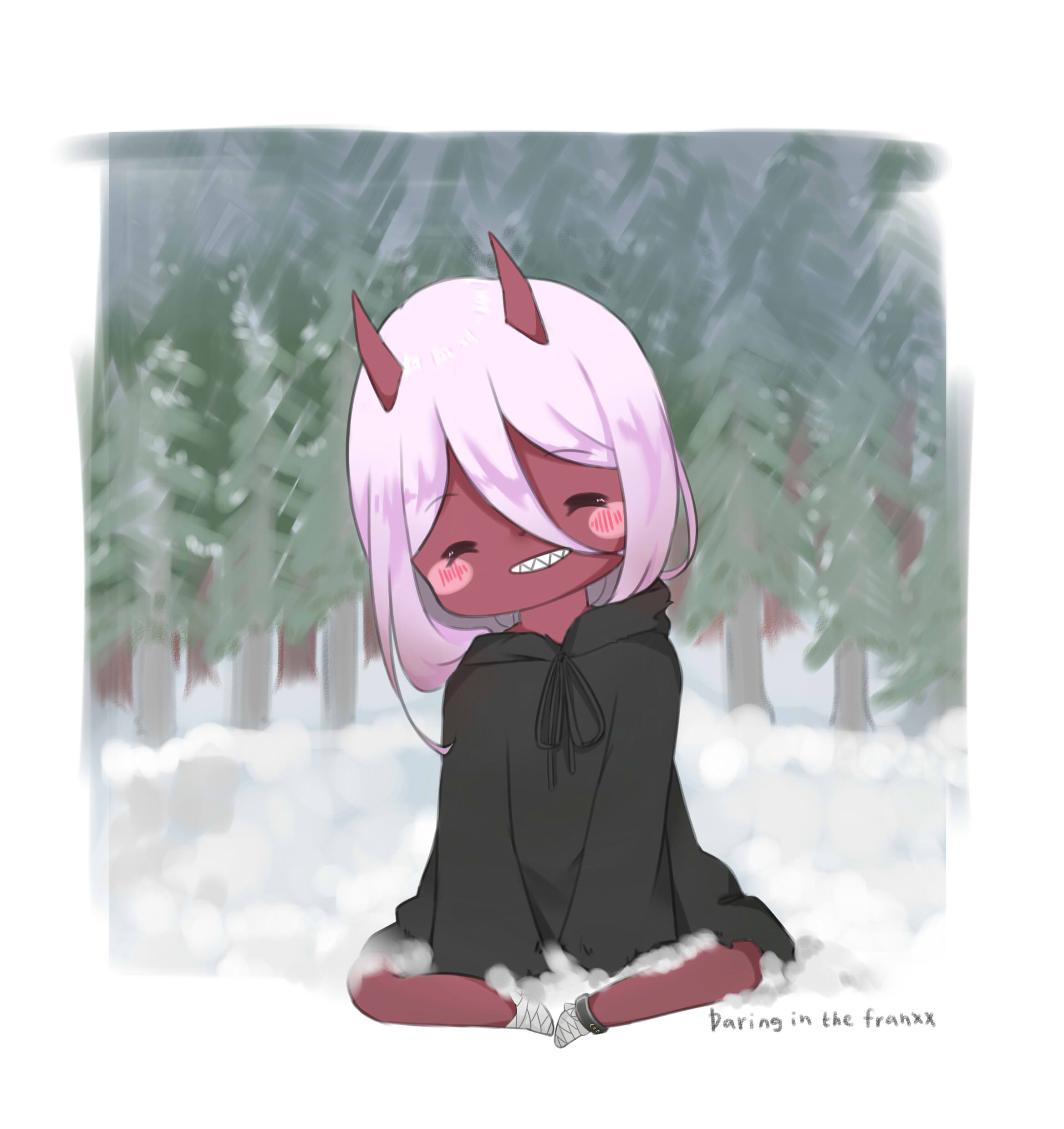 【電繪】畫了滿滿滿滿滿的Zerotwo @DARLING in the FRANXX 哈啦板 - 巴哈姆特