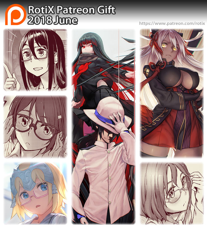 Patreon6月訂閱回饋 - xhank76的創作 - 巴哈姆特