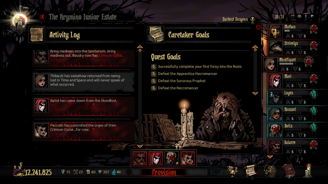 【攻略】Color of Madness(狂之彩)無盡收穫模式攻略 180703 @Darkest Dungeon 哈啦板 - 巴哈姆特