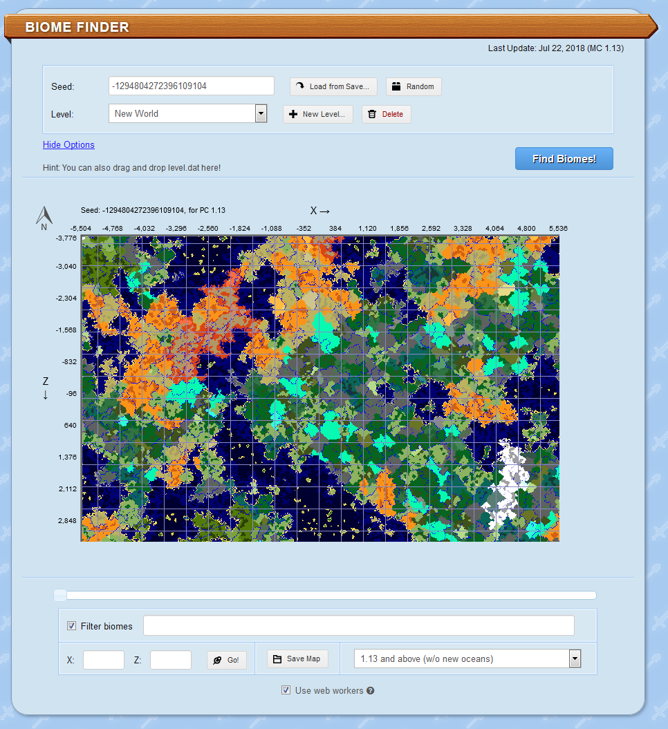 【情報】Chunk Base搜尋器介紹(1.13版本編輯中) @Minecraft 我的世界（當個創世神） 哈啦板 - 巴哈姆特
