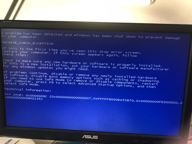 【問題】藍屏 0x0000009c @電腦應用綜合討論 哈啦板 - 巴哈姆特