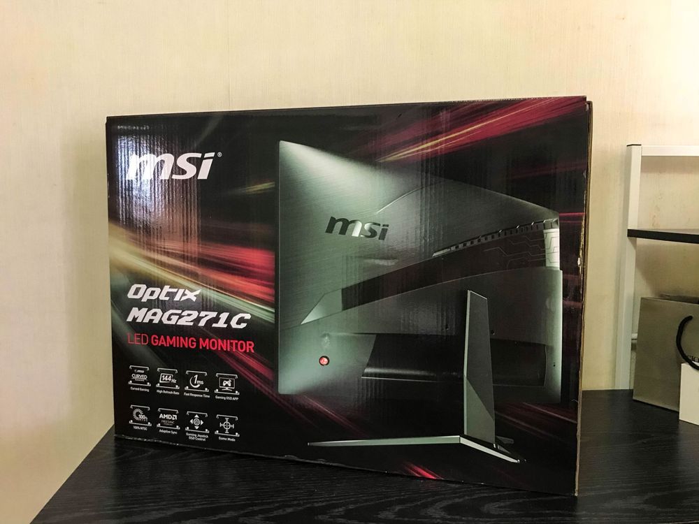【心得】MSI Optix MAG271C 27吋 144Hz 曲面螢幕 開箱! @電腦應用綜合討論 哈啦板 - 巴哈姆特
