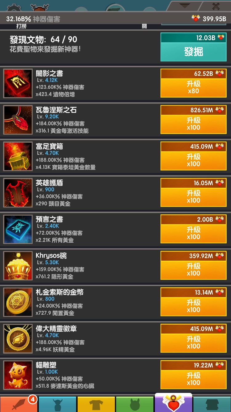 【攻略】TT2流派介紹+技能樹配點&思路+神話套裝評比 12/25更新 @點擊泰坦（Tap Titans） 系列 哈啦板 - 巴哈姆特