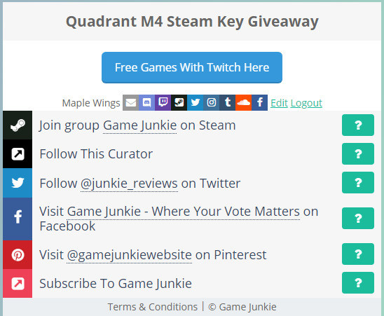 【情報】免費領Quadrant M4 @Steam 綜合討論板 哈啦板 - 巴哈姆特