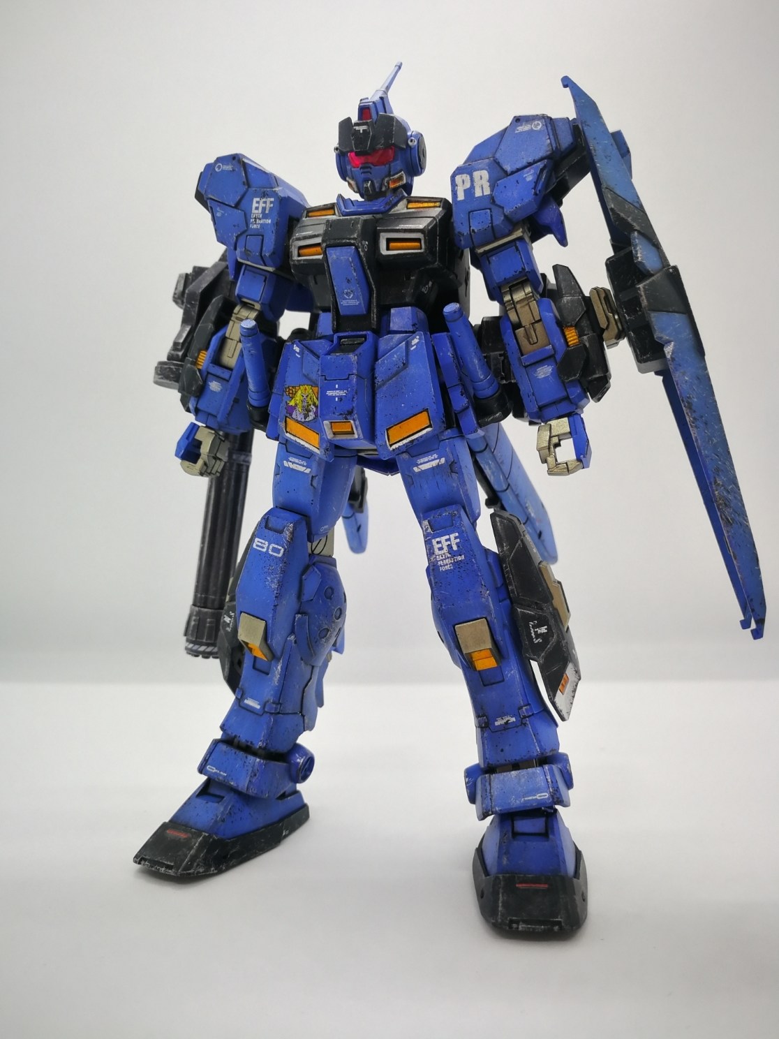 【作品分享】蒼白騎士 RX-80PR Pale Rider @模型技術與資訊 哈啦板 - 巴哈姆特