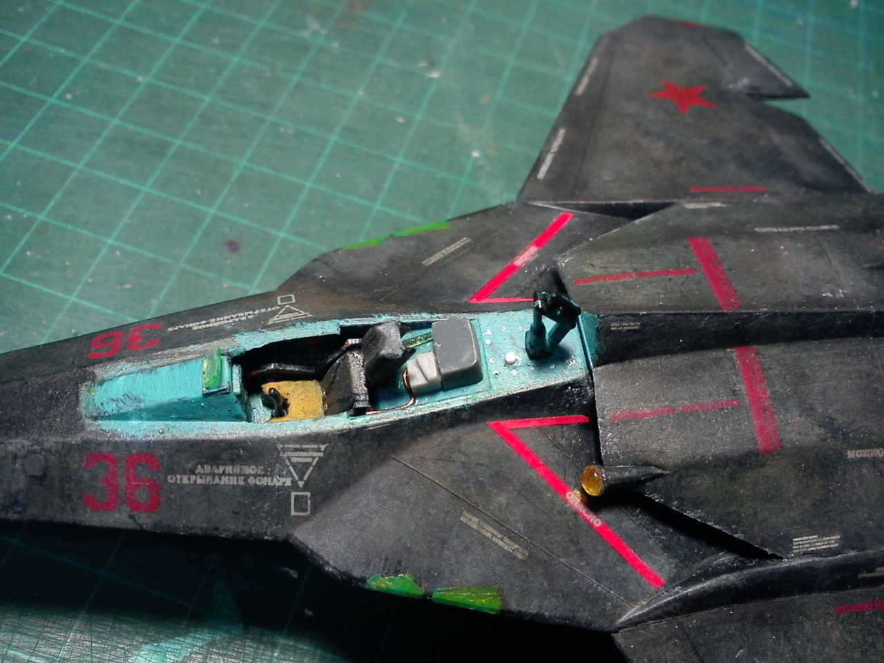 【作品分享】Italeri 1/72 MiG-37B Ferret-E 雪貂隱形戰機 @模型技術與資訊 哈啦板 - 巴哈姆特