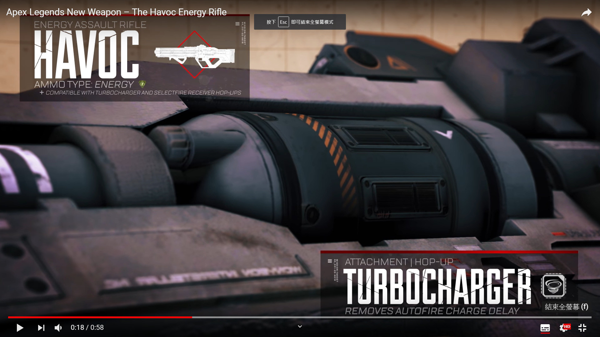 【情報】Apex 英雄 新武器 – The Havoc Energy Rifle 哈柏克能量步槍(已實裝) @APEX 英雄 哈啦板 - 巴哈姆特