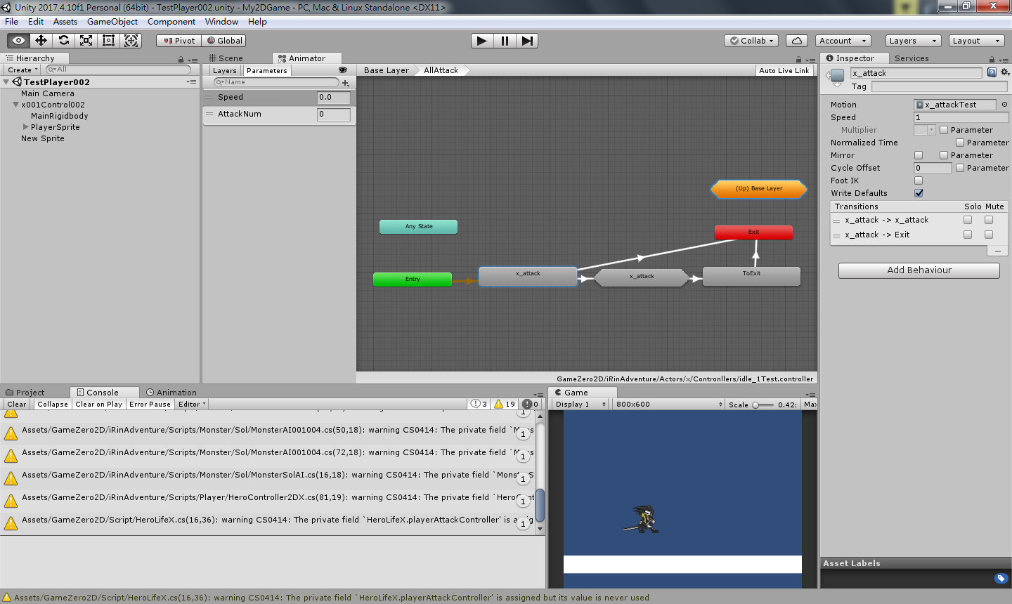 【問題】(已解決)Animator StateMachineBehaviour腳本有關問題 @Unity 遊戲引擎 哈啦板 - 巴哈姆特