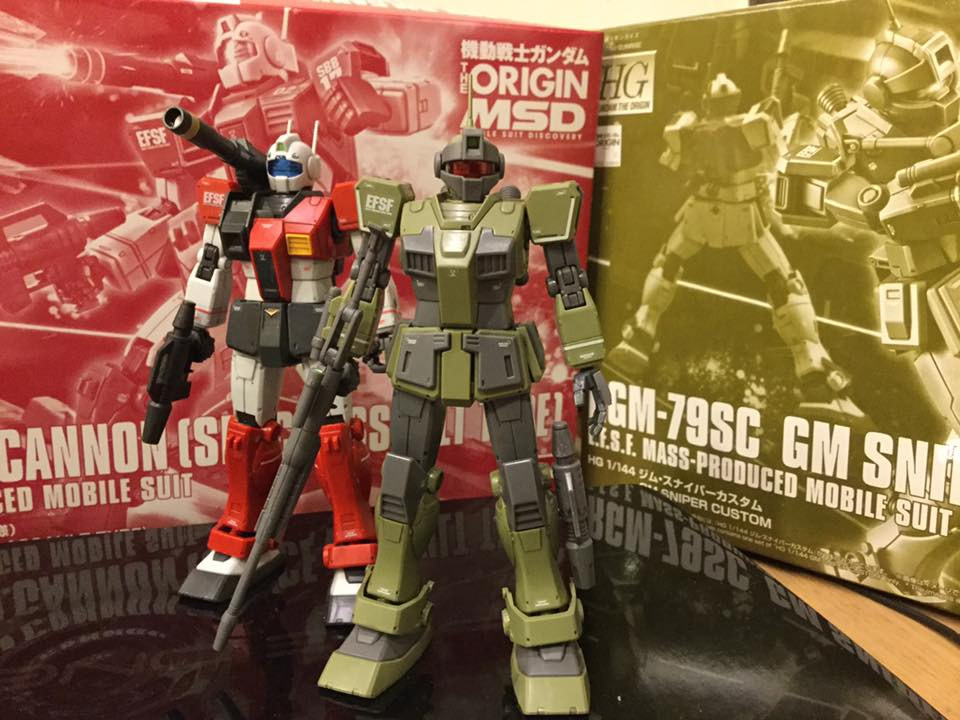 【心得】PB 1/144 RGM-79SC吉姆狙擊型+RGC-80S吉姆加農(空間突擊式樣) @鋼彈 哈啦板 - 巴哈姆特