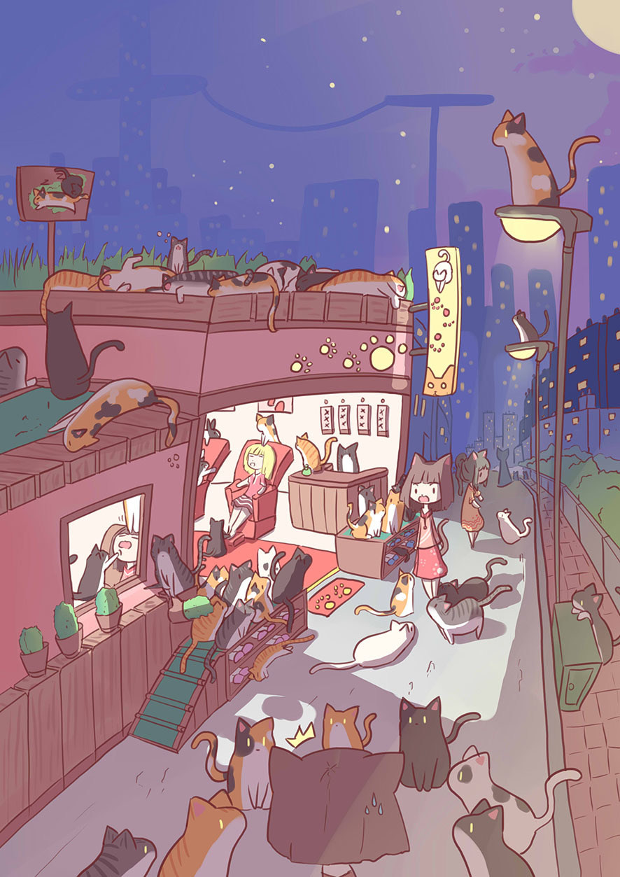 貓貓按摩0w0 - r00759393的創作 - 巴哈姆特