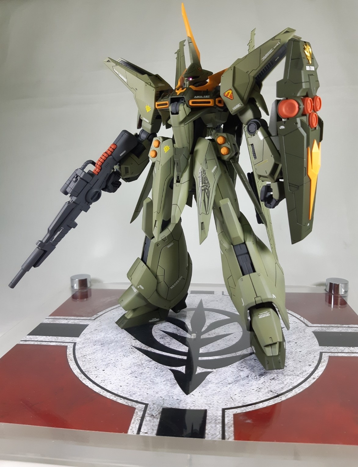 【作品分享】機動戰士鋼彈ZZ RE1/100 AMX-107 量產型龍飛 @模型技術與資訊 哈啦板 - 巴哈姆特
