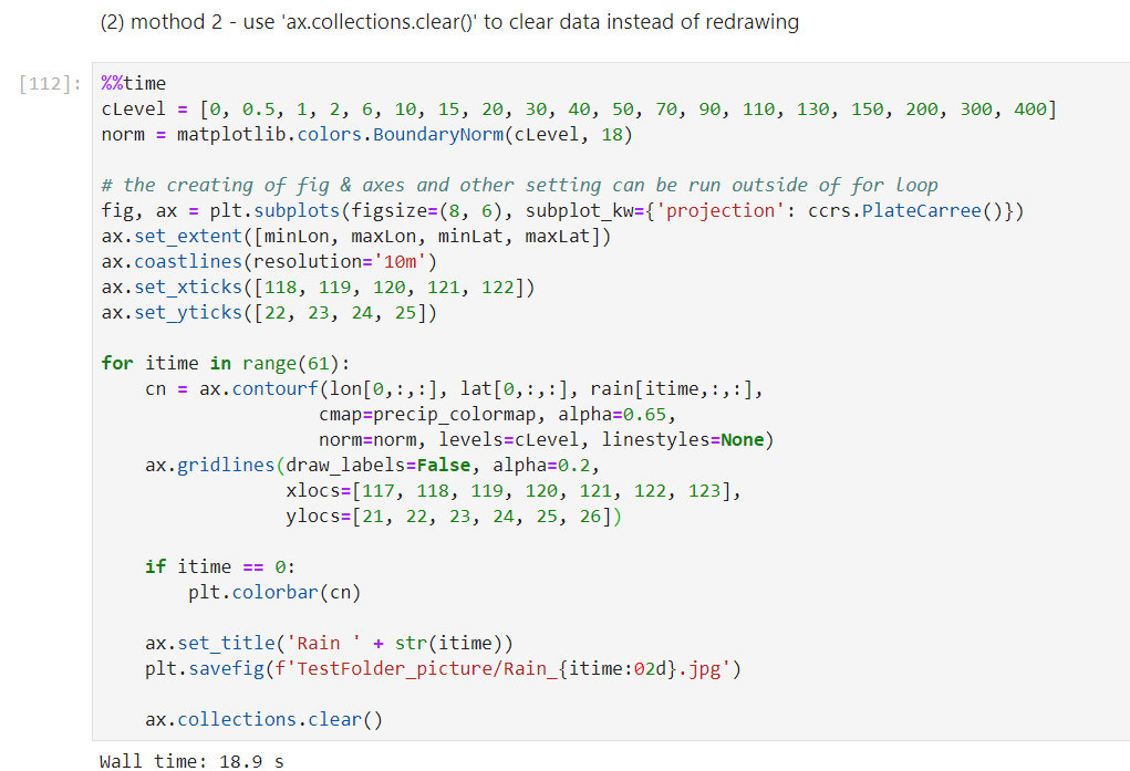 (筆記) python的cartopy使用、清除已畫的資料方法 - micky85lu的創作 - 巴哈姆特