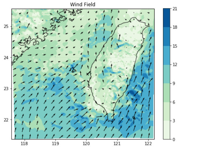 (筆記) python的cartopy使用、清除已畫的資料方法 - micky85lu的創作 - 巴哈姆特