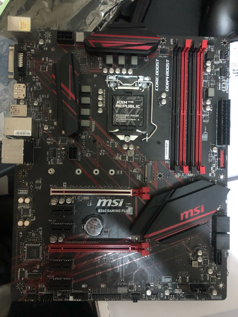 【其他】[售]MSI B360 gaming plus(2000元 @ACG二手交易板 哈啦板 - 巴哈姆特
