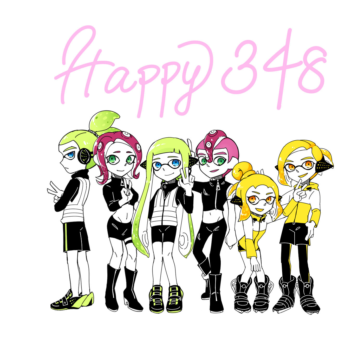 【四格】歡樂348(重繪05~08篇) @Splatoon 系列 哈啦板 - 巴哈姆特