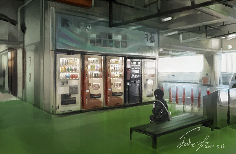 [達人專欄] 【Scene Practice Painting】Umihotaru - fatearia1995的創作 - 巴哈姆特