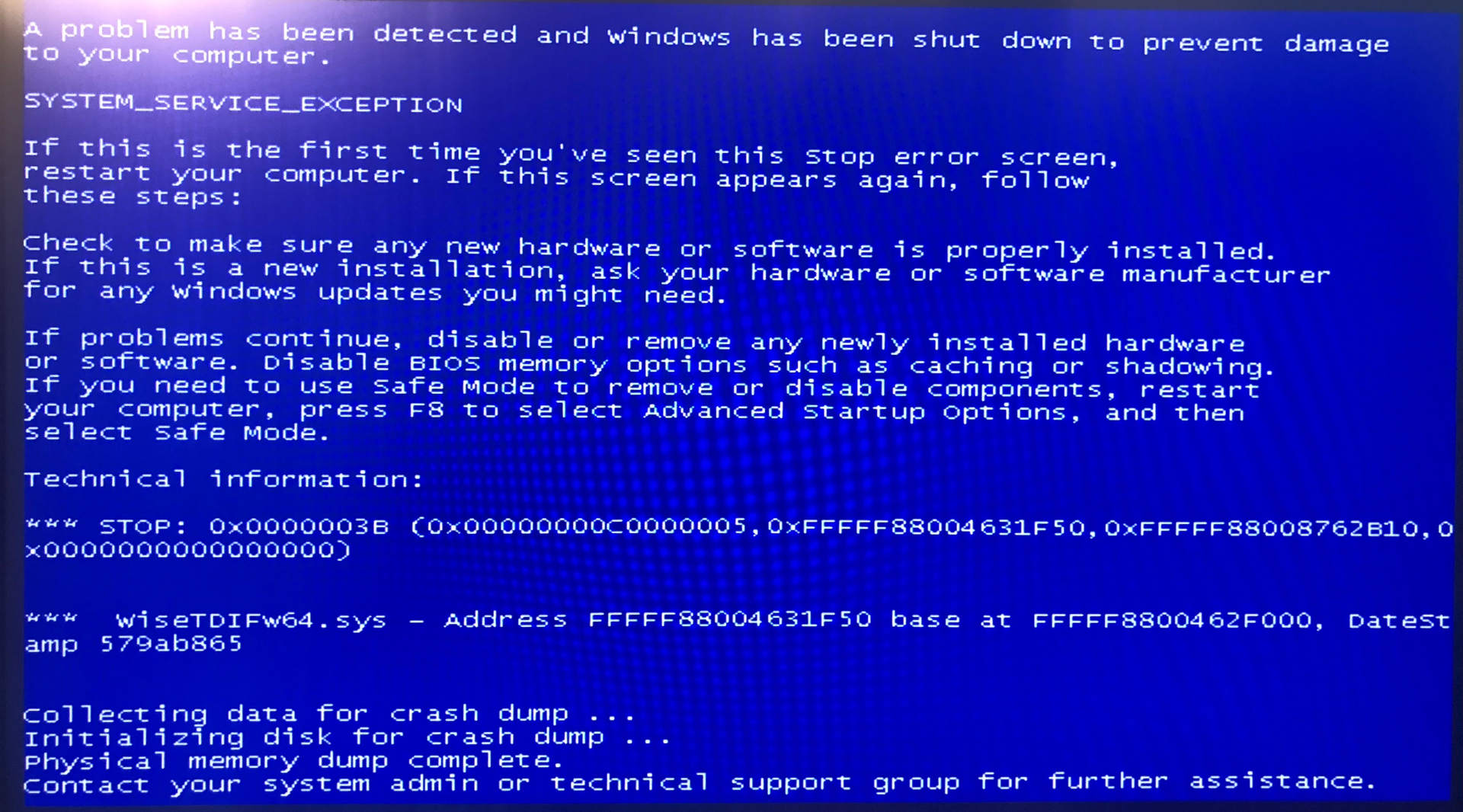 【問題】0x0000003B藍屏 @電腦應用綜合討論 哈啦板 - 巴哈姆特