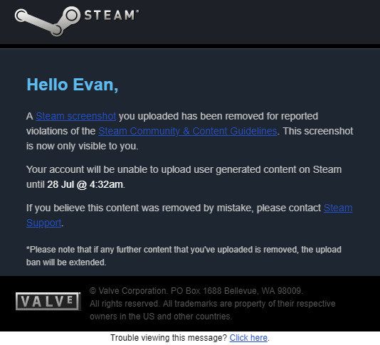 【情報】Steam Ban的各種類型 @Steam 綜合討論板 哈啦板 - 巴哈姆特
