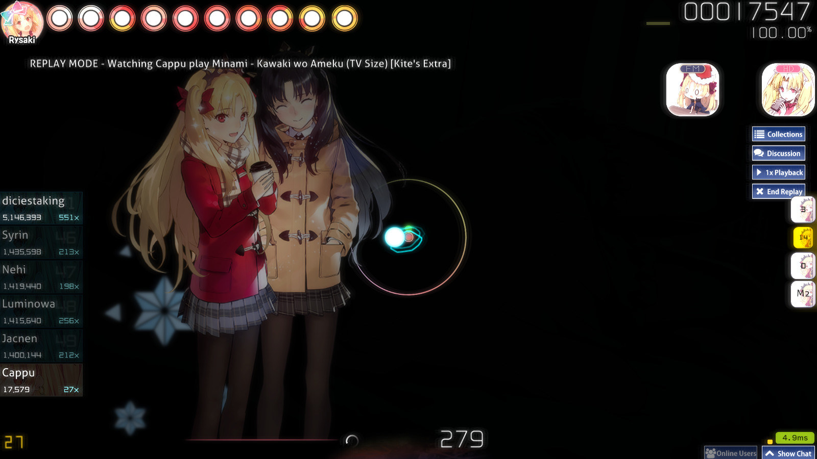 【其他】【osu skin】Fate/Grand Order - エレシュキガル(艾蕾) STD only @osu! 哈啦板 - 巴哈姆特