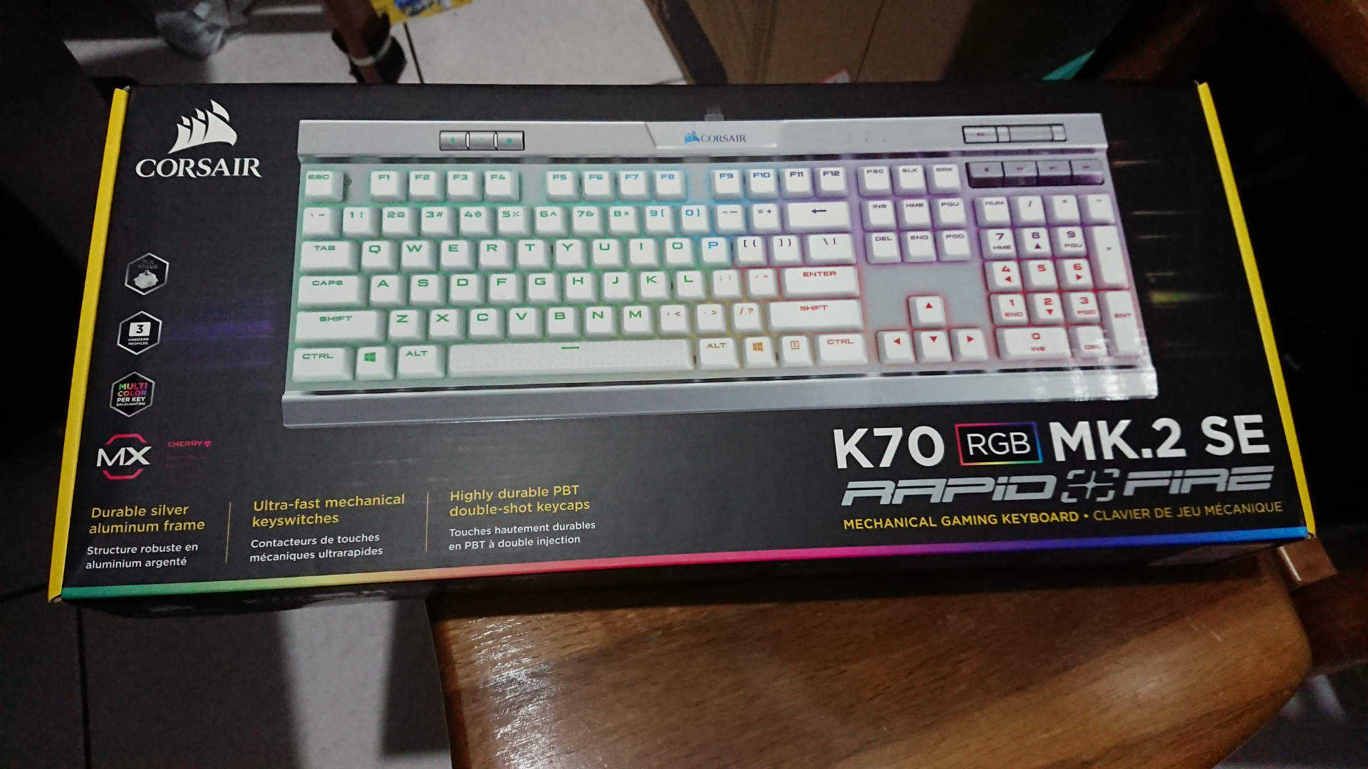 【心得】K70 RGB MK.2 SE (白色、銀軸) 開箱使用心得 @電腦應用綜合討論 哈啦板 - 巴哈姆特