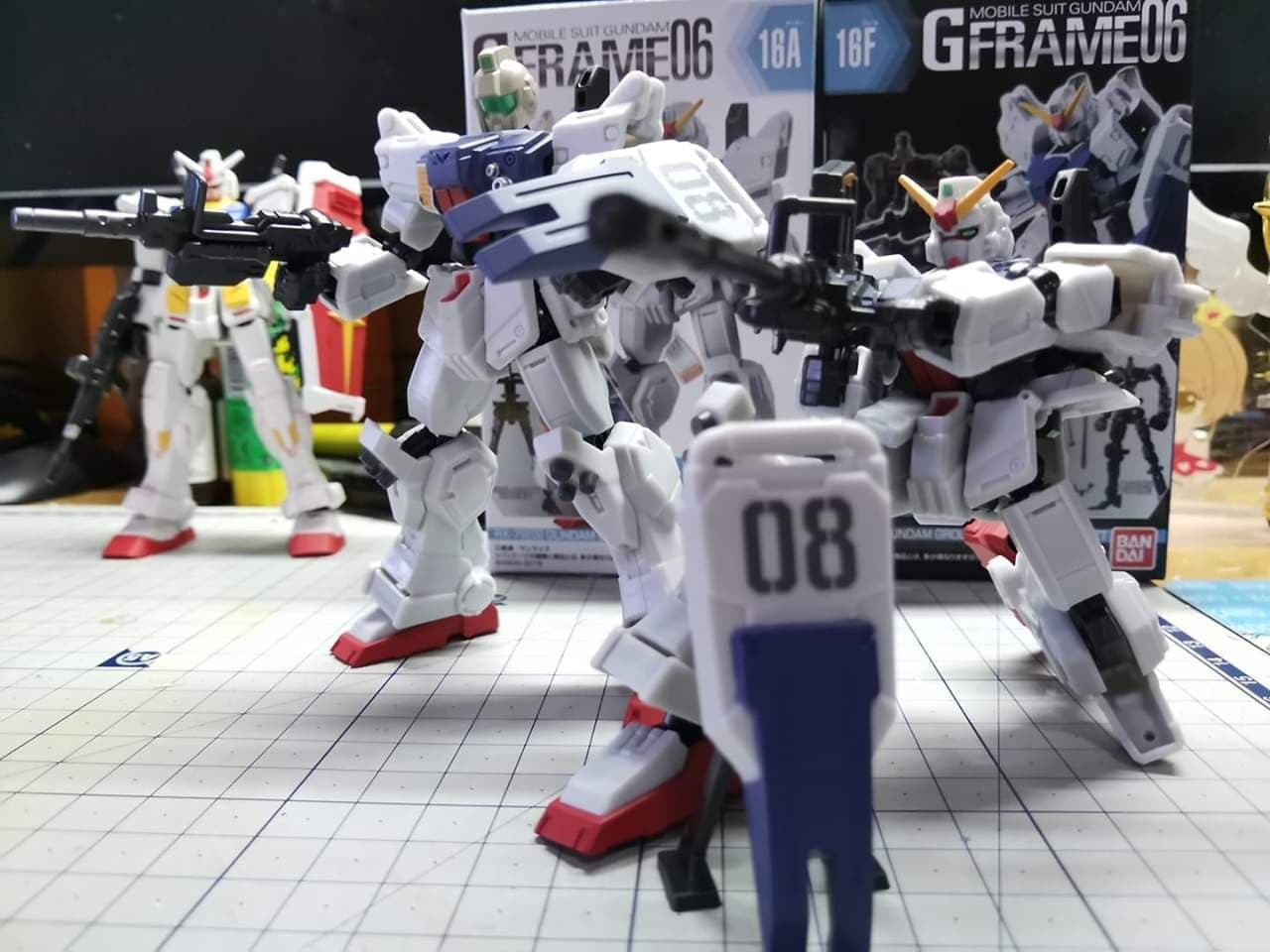 【心得】差下一期的gouf custom和再下期的ez8就可以組名場面了~G frame 陸戰型gundam開箱 @綜合公仔玩具討論區 哈啦板 ...
