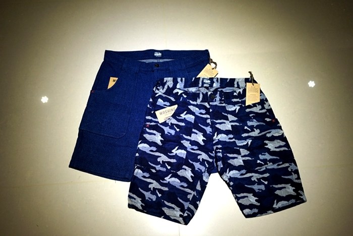 宅爸夏日開箱 - 刺し子二重織甲板短褲 - fishrei的創作 - 巴哈姆特