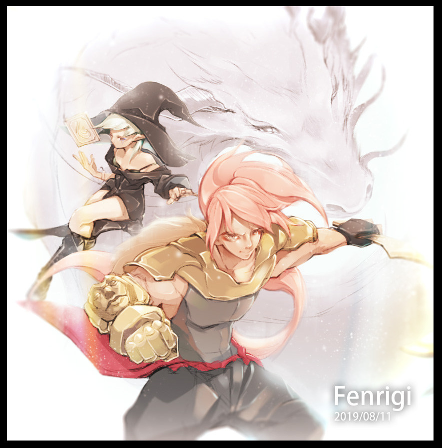 [達人專欄] 【Practice Painting】劍x魔法x龍 - fatearia1995的創作 - 巴哈姆特