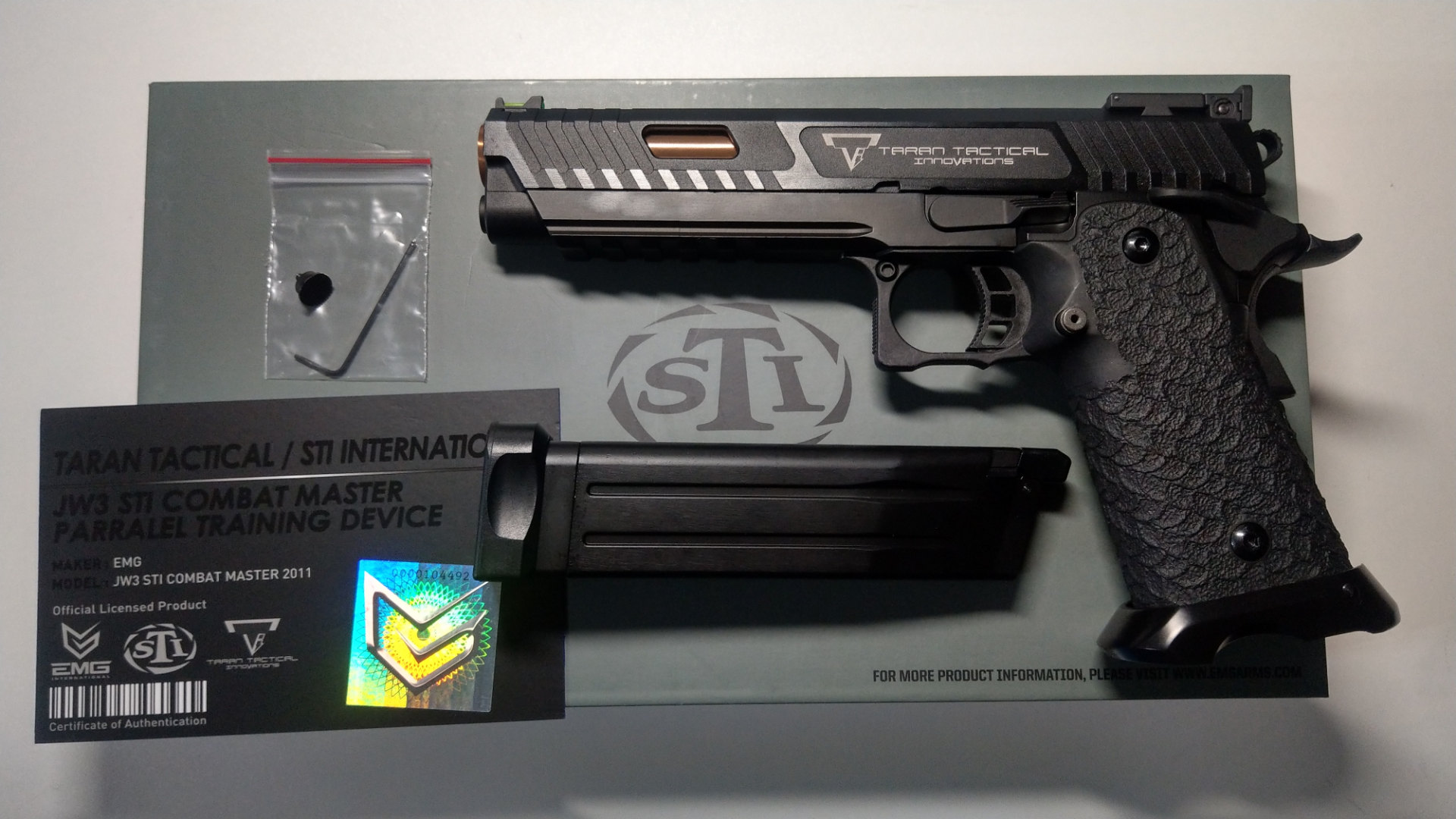 【閒聊】EMG TTI STI 2011 Combat master 簡易開箱 @野戰 (生存) 遊戲 哈啦板 - 巴哈姆特