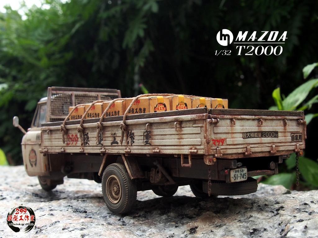 【作品分享】ARII 1/32 '56 MAZDA T2000 @模型技術與資訊 哈啦板 - 巴哈姆特
