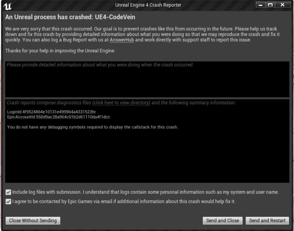 【問題】不停Unreal engine 4 crash @噬血代碼（CODE VEIN） 哈啦板 - 巴哈姆特