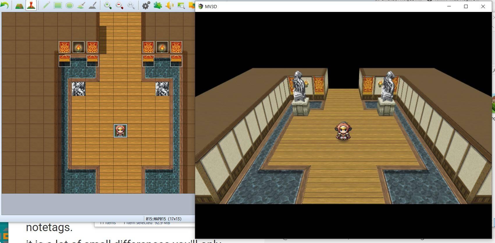 RE:【討論】MV3D - 3D rendering for RMMV with three.js @RPG製作大師 哈啦板 - 巴哈姆特