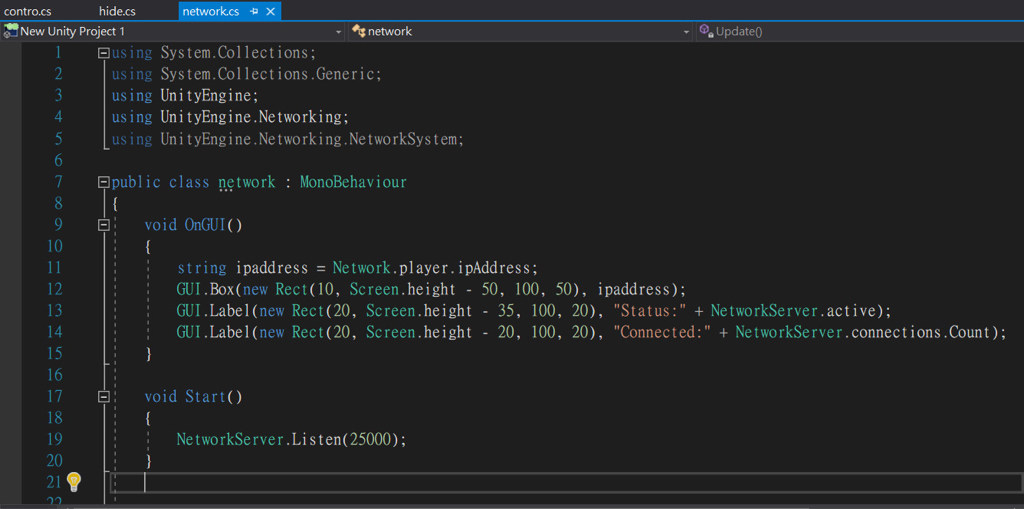 【問題】關於unity的network @Unity3D 遊戲引擎 哈啦板 - 巴哈姆特