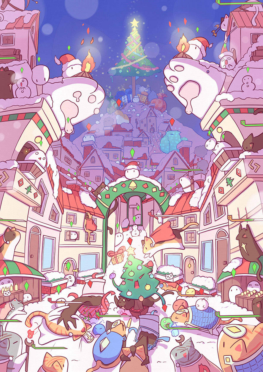 2019聖誕節 繪圖募集 - r00759393的創作 - 巴哈姆特