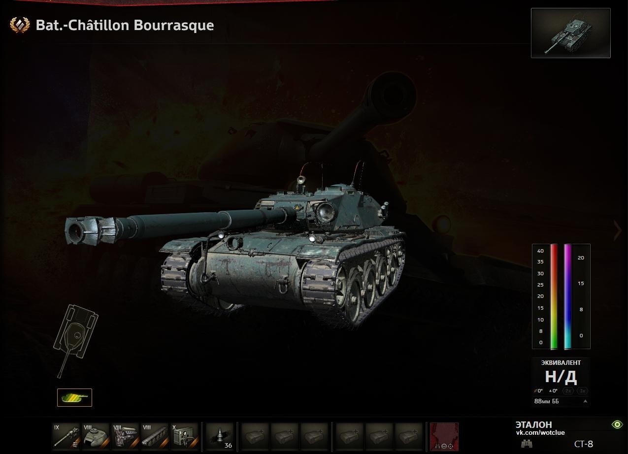 【情報】Bat. Chatillon Bourrasque (之前的 Bat. Chatillon 12t mle. 54) @戰車世界 ...