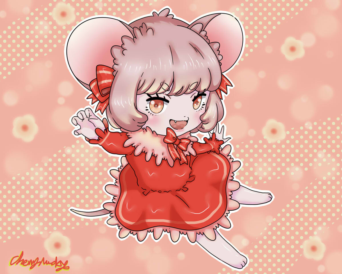 鼠年賀圖募集(可愛新年鼠娘) - amyrm001的創作 - 巴哈姆特