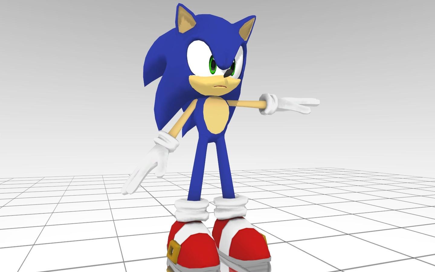 MMD 音速小子Sonic (by LiquidHalo231) - r13的創作 - 巴哈姆特