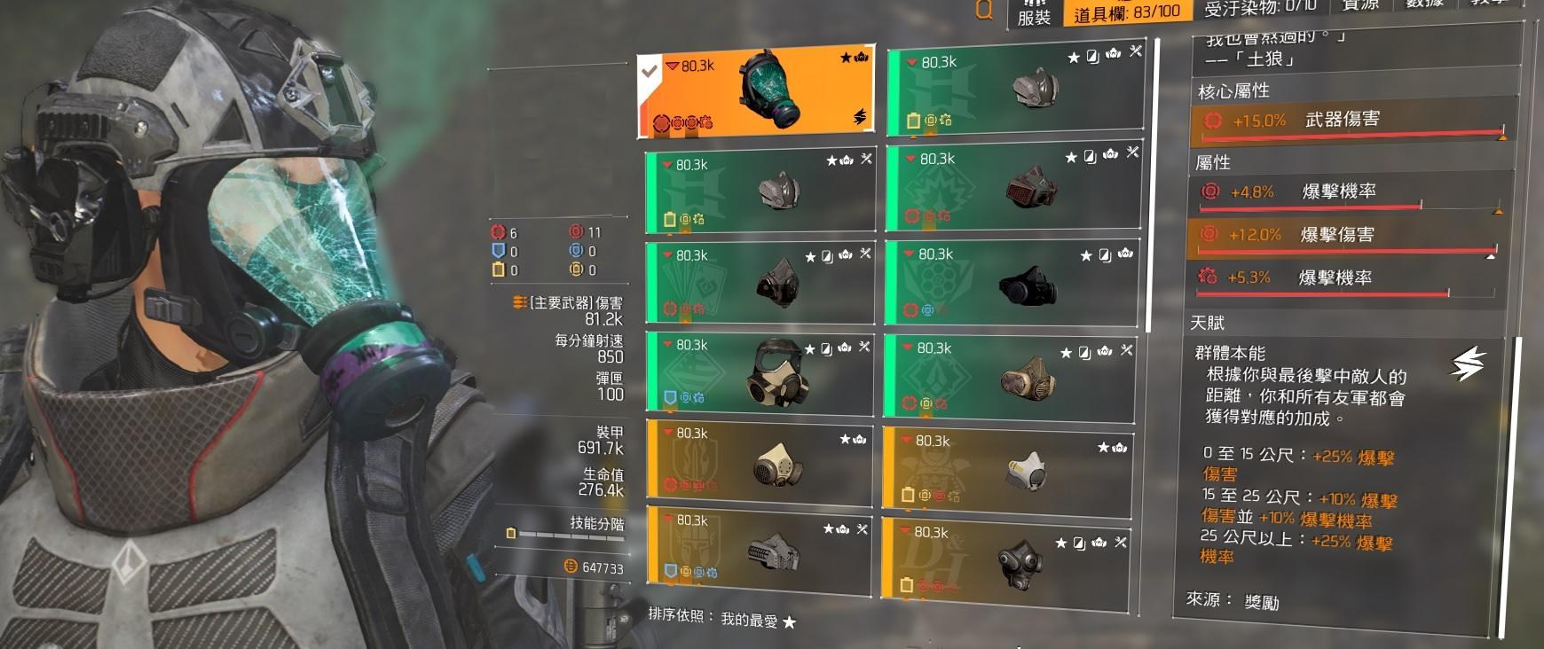 【問題】老套裝[TU8] 新配 [談判者困境][A、8兩對][先鋒部隊] 輸出向配置 @湯姆克蘭西：全境封鎖 系列 哈啦板 - 巴哈姆特