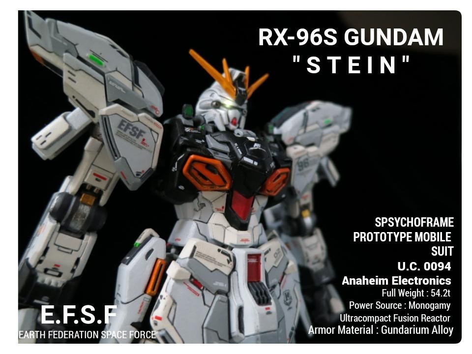 【作品分享】HG, 1/144 RX-96S GUNDAM " STEIN " @模型技術與資訊 精華區 - 巴哈姆特
