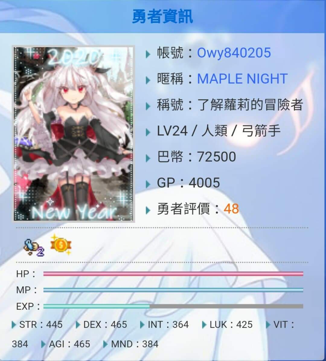 【2020/03/09】4000GP達成啦～來辦個徵板娘繪圖活動 - Owy840205的創作 - 巴哈姆特
