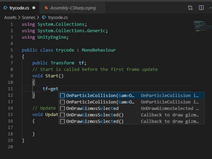 【討論】VS code無法使用auto-complete(3/8更新)(3/9解決) @Unity 遊戲引擎 哈啦板 - 巴哈姆特