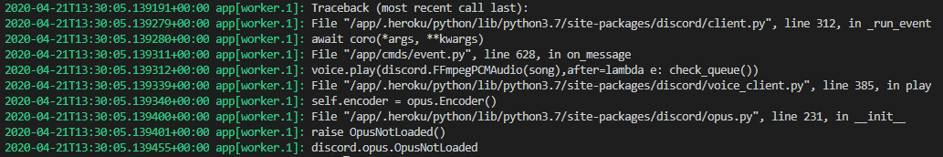 【問題】一個關於python、discord music bot 跟 heroku @程式設計板 哈啦板 - 巴哈姆特