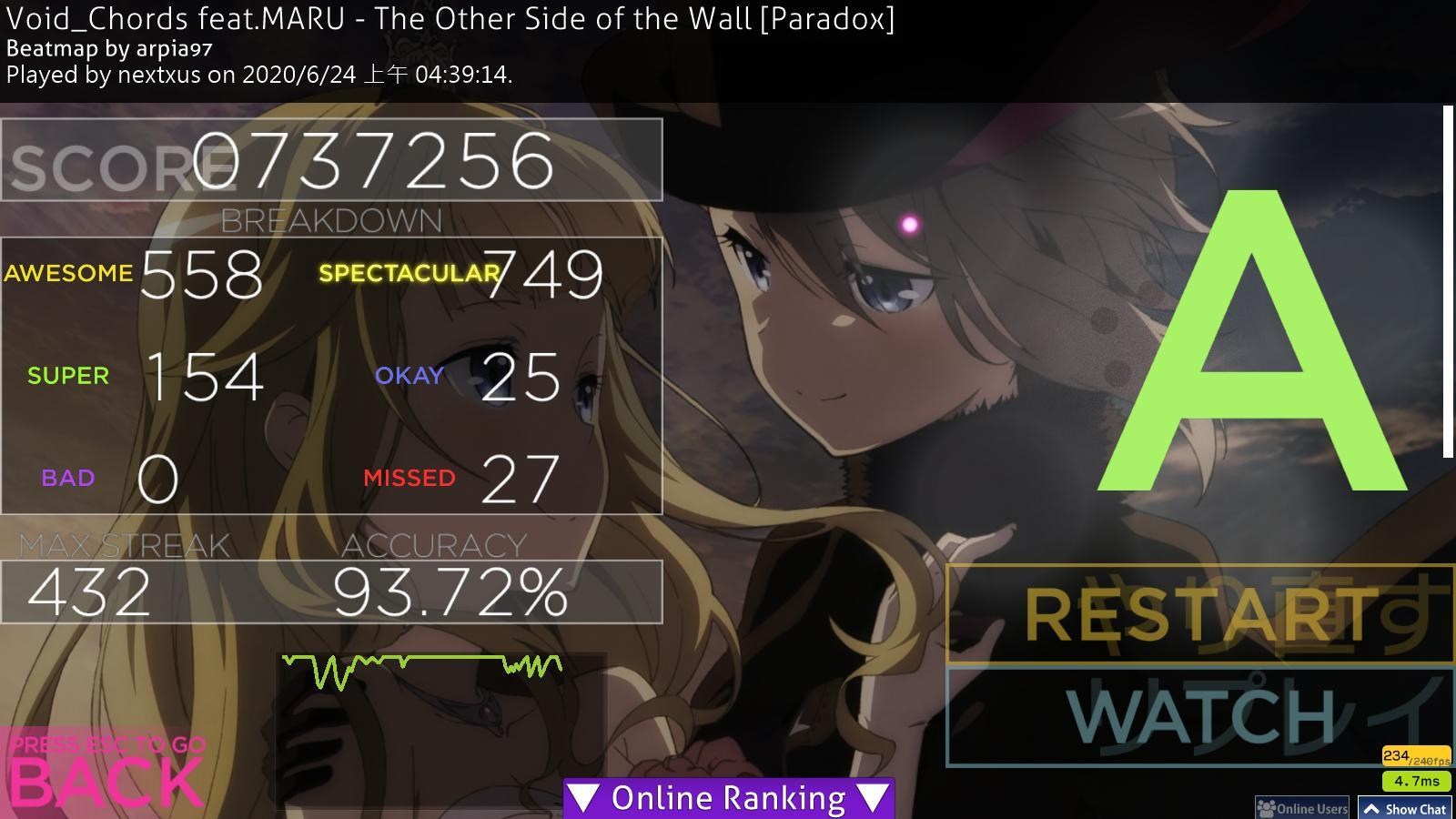 osu maniaㄉ截圖 - zxcv79138520的創作 - 巴哈姆特