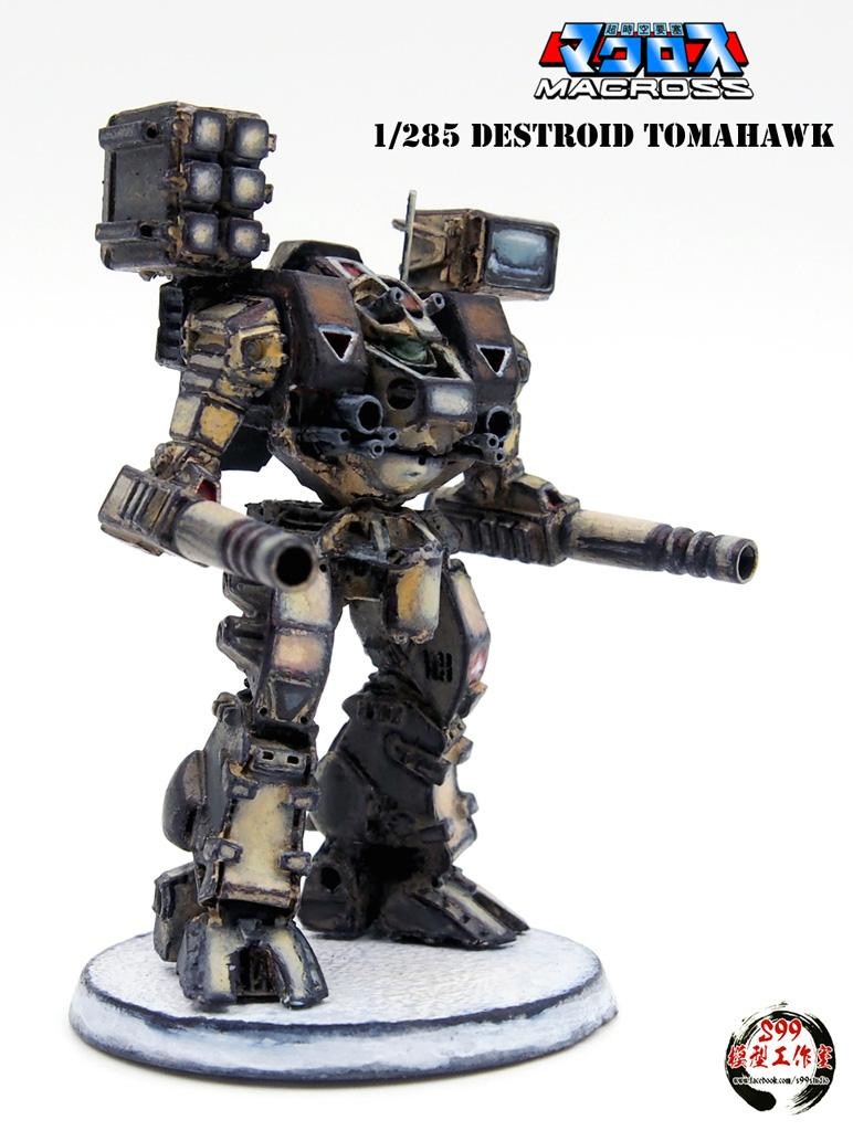 【作品分享】1/285 超時空要塞Destroid Tomahawk @模型技術與資訊 哈啦板 - 巴哈姆特
