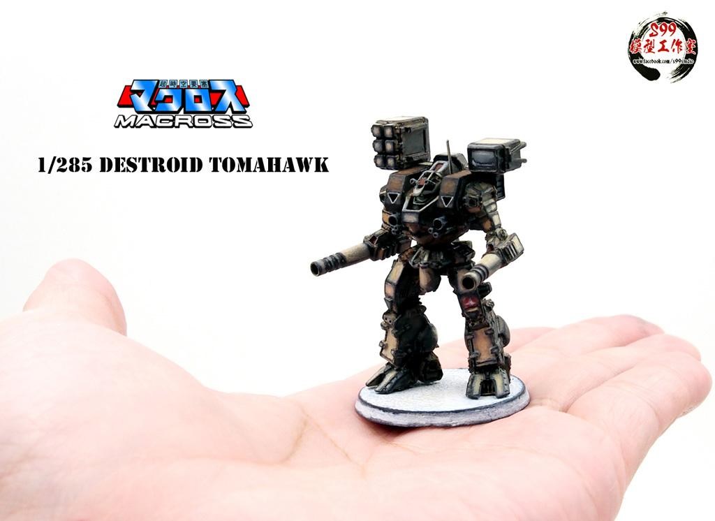 【作品分享】1/285 超時空要塞Destroid Tomahawk @模型技術與資訊 哈啦板 - 巴哈姆特