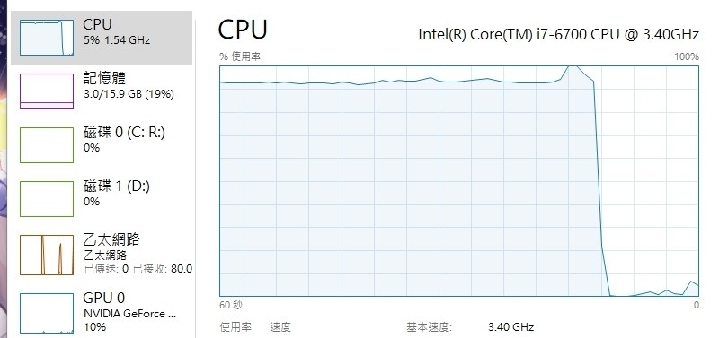【問題】cpu100% @電腦應用綜合討論 哈啦板 - 巴哈姆特