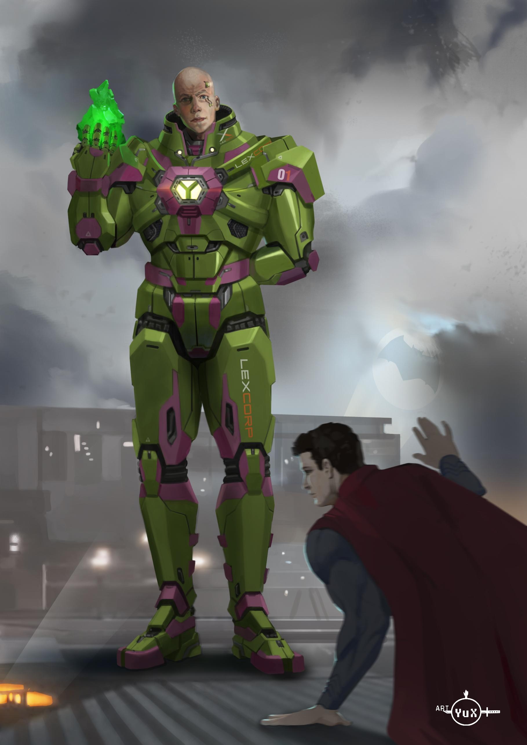 超人最大的反派 雷克斯 路瑟 概念設計-3 Lex luthor (Armor MK1) - ss95500330的創作 - 巴哈姆特