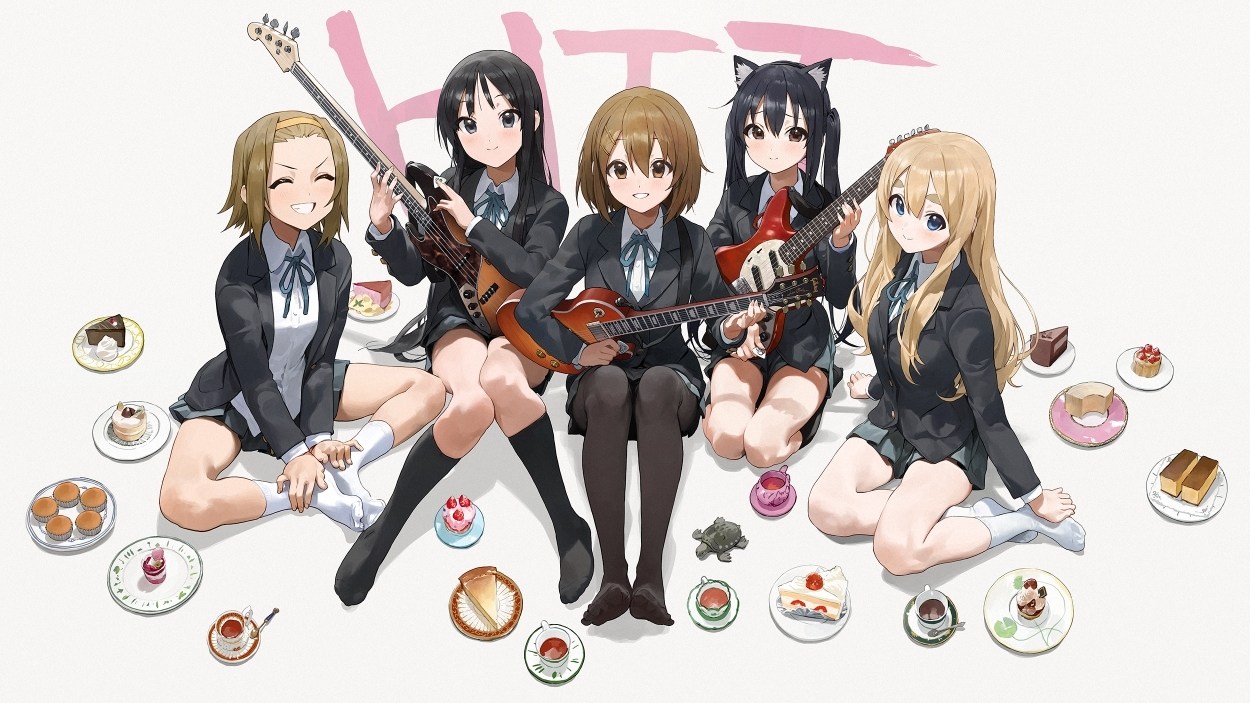 【分享】モ誰所繪的《K-ON！》HTT全員 @K-ON! 哈啦板 - 巴哈姆特