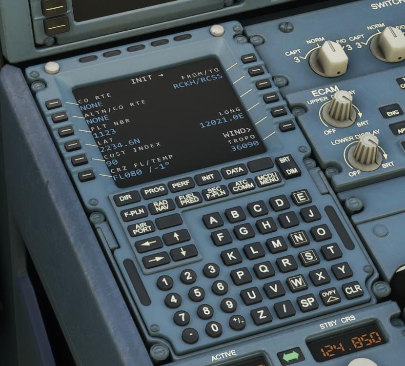 【攻略】AIRBUS A320neo MCDU 簡易航路設定教學 @模擬飛行系列 哈啦板 - 巴哈姆特