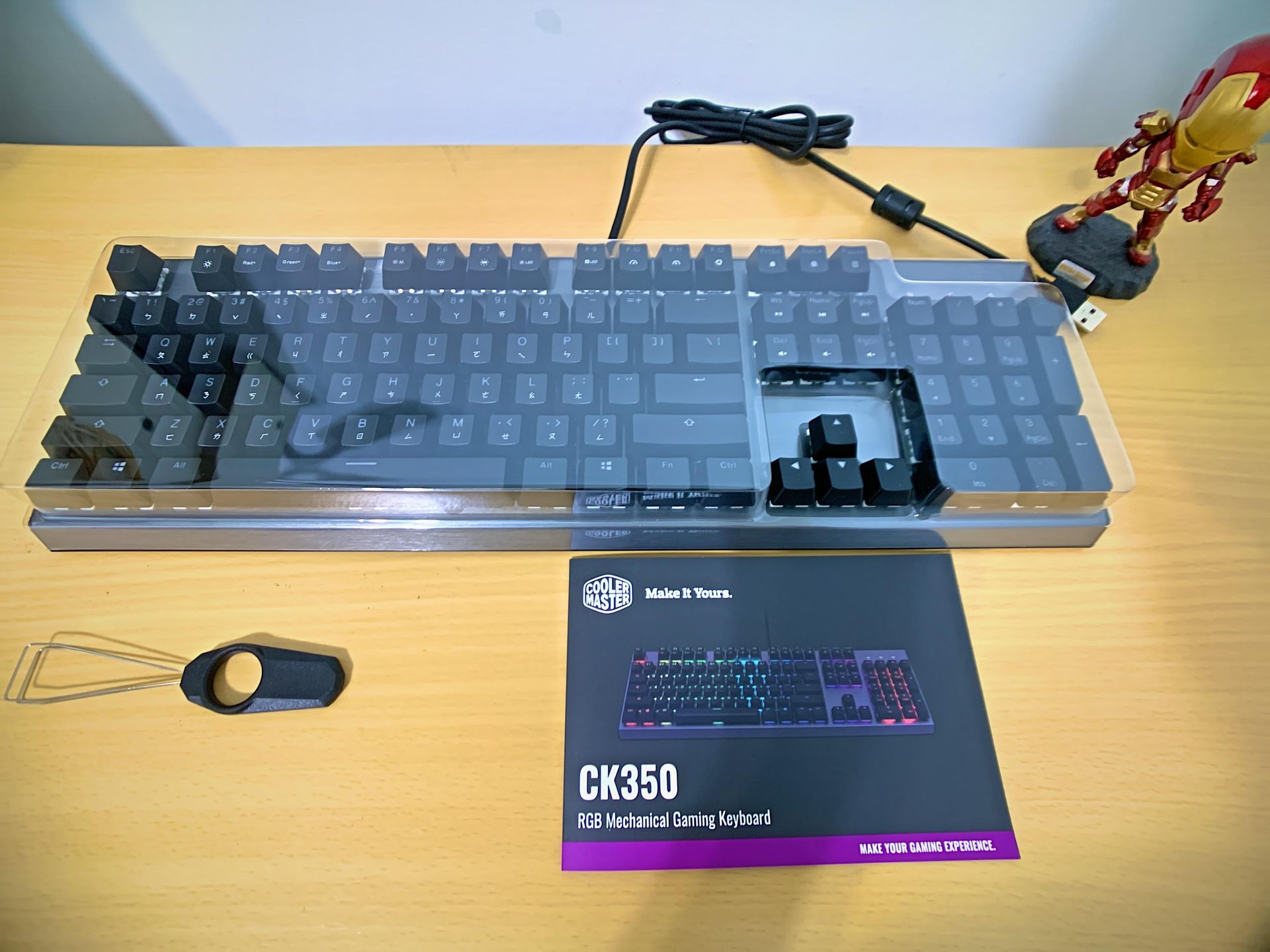 【開箱】平價也能有RGB，CK350機械鍵盤小開箱 @電腦應用綜合討論 哈啦板 - 巴哈姆特